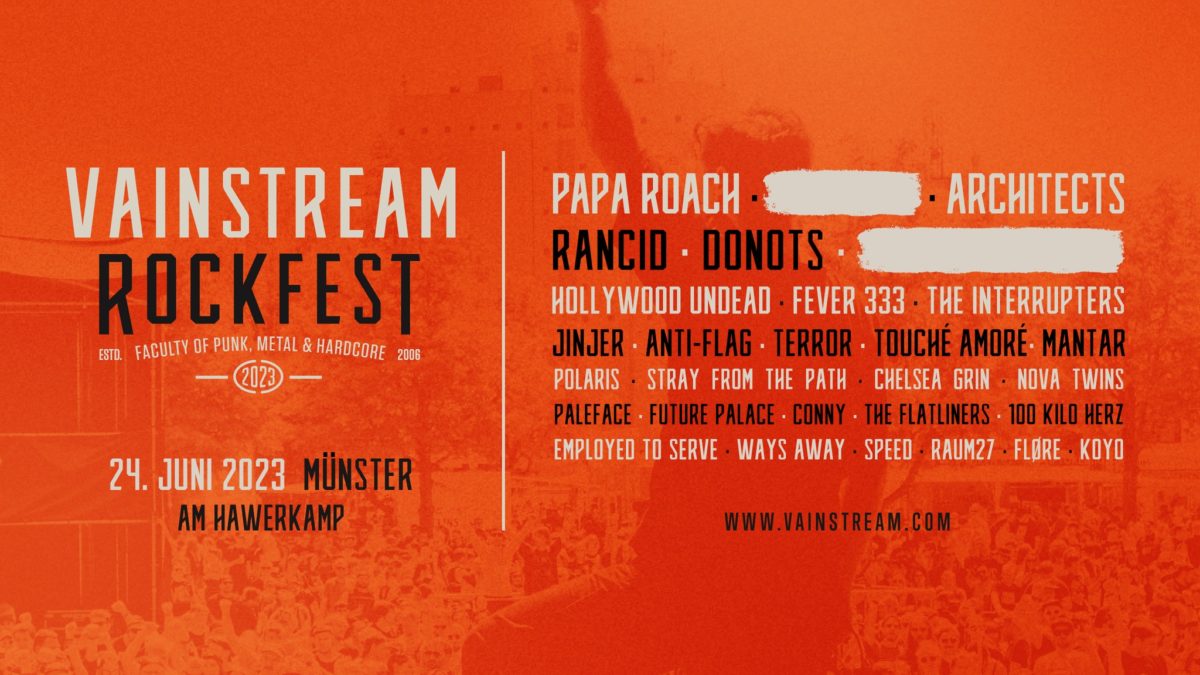 Vainstream Rockfest: Das sind die ersten Bands für 2023