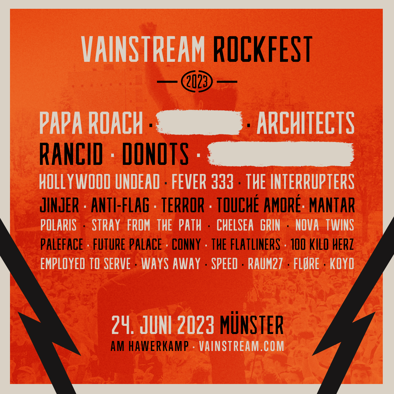 Vainstream Rockfest: Das sind die ersten Bands für 2023